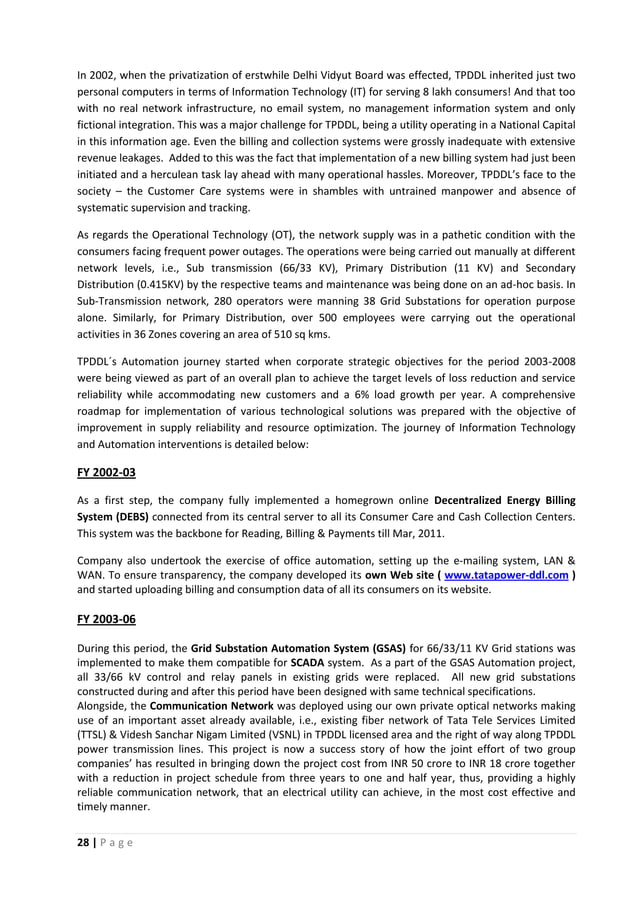 TPDDL CASE STUDY | PDF