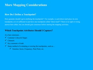 Touchpoint Dashboard Journey Mapping Guide 2014 | PDF | Information Services Industry | Industries