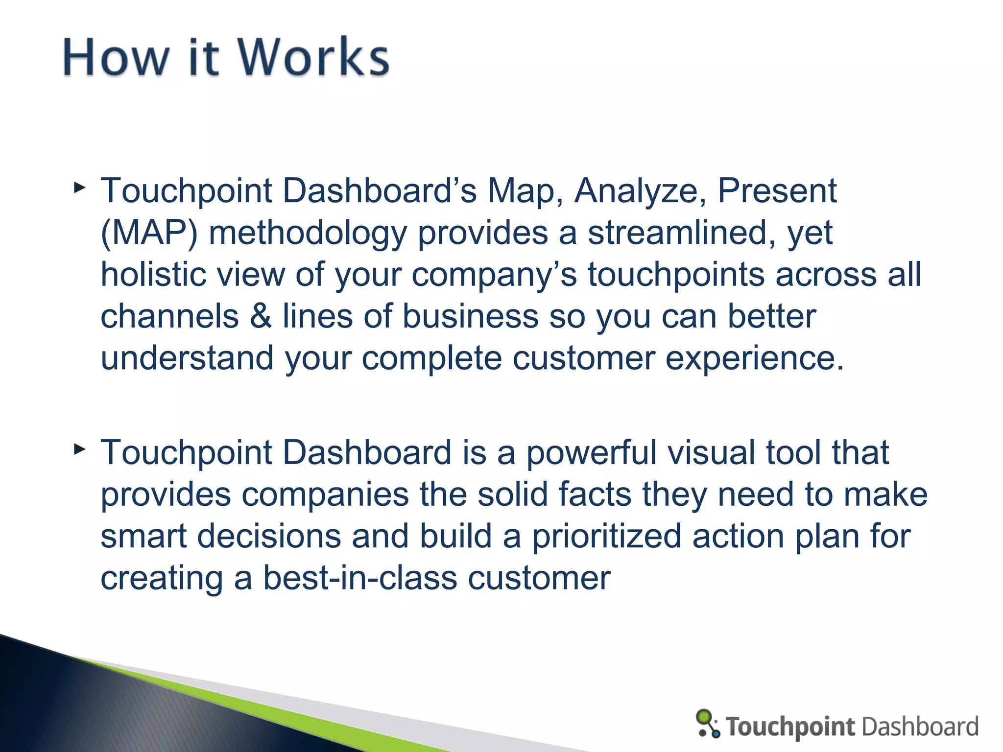 Touchpoint Dashboard Overview | PPT