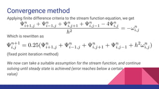 Numerical Solution of the navier stokes equations using the finite difference mehtod | PPT