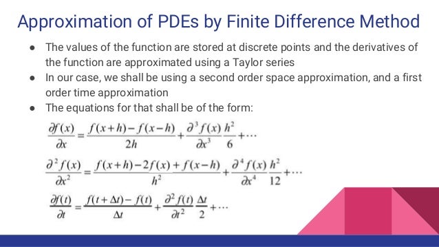 Numerical Solution of the navier stokes equations using the finite di…