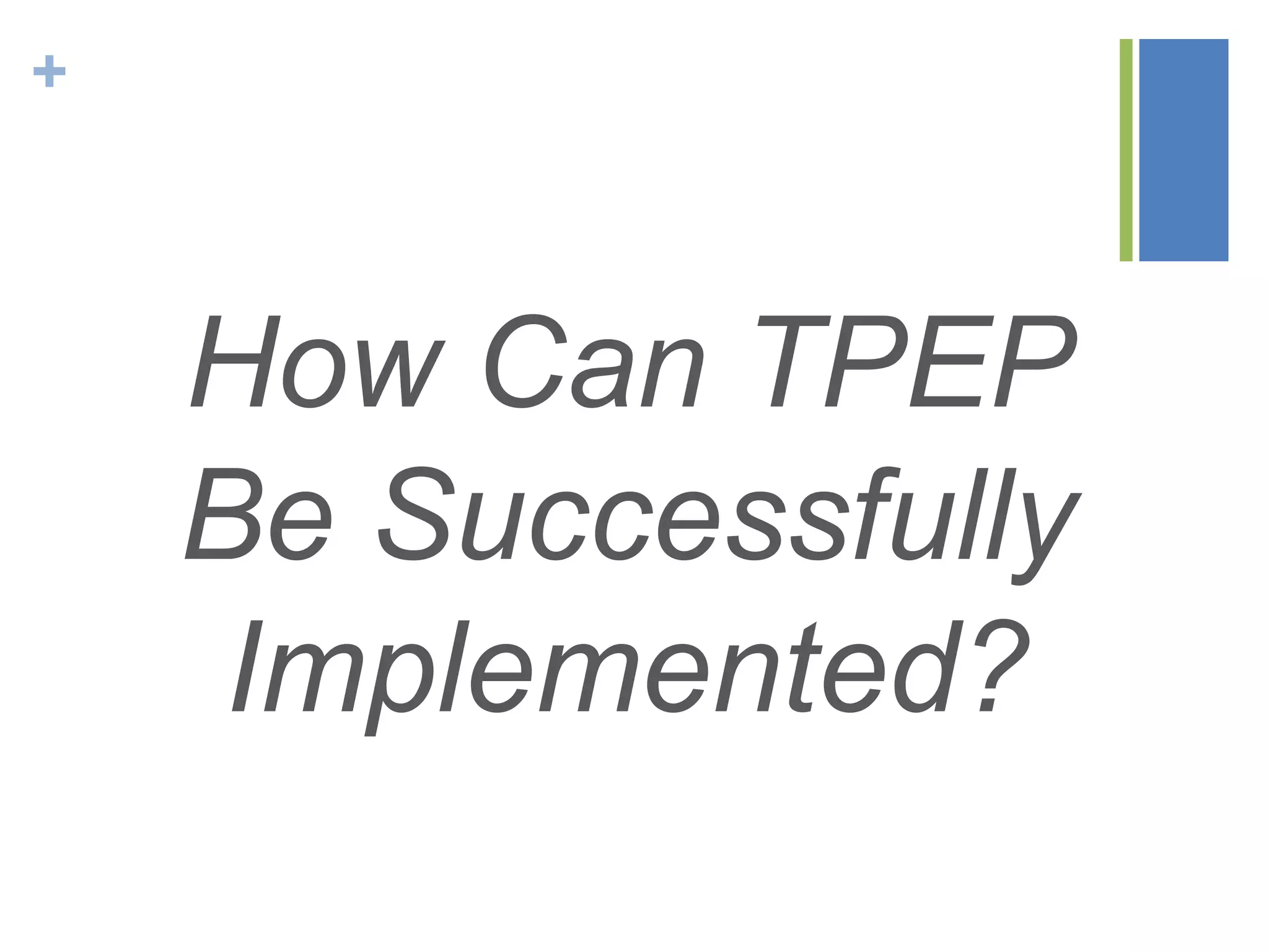 Kassie: TPEP presentation | PPT