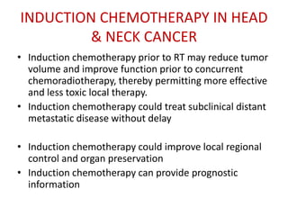 INDUCTION CHEMOTHERAPY WITH TPF IN HEAD & NECK CANCERS | PPTX