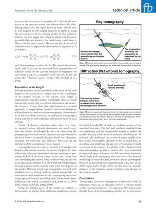 Tp fb tutorial velocity_estimationviaraybasedtomo _i_jones_100201 | PDF