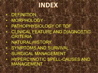 TETRALOGY OF FALLOT AND TET SPELL presentation | PPTX