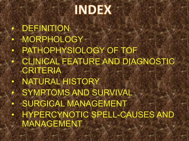 TETRALOGY OF FALLOT AND TET SPELL presentation | PPTX | Heart and ...