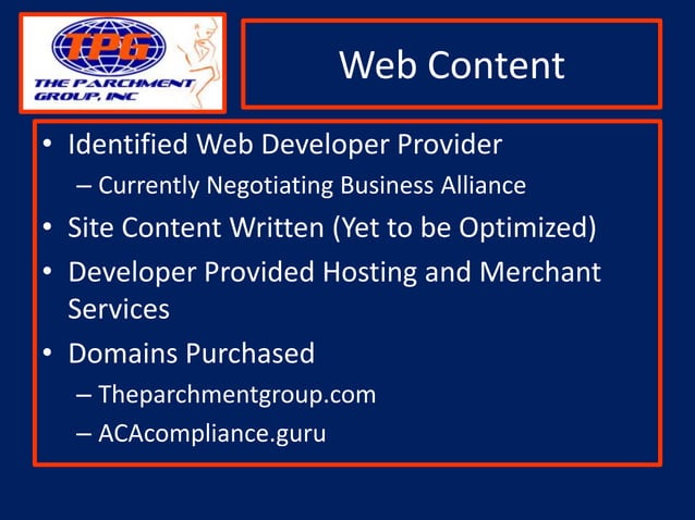 The Parchment Group | PPT