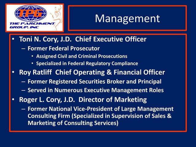 The Parchment Group | PPT