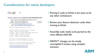 64-bit Android | PPT