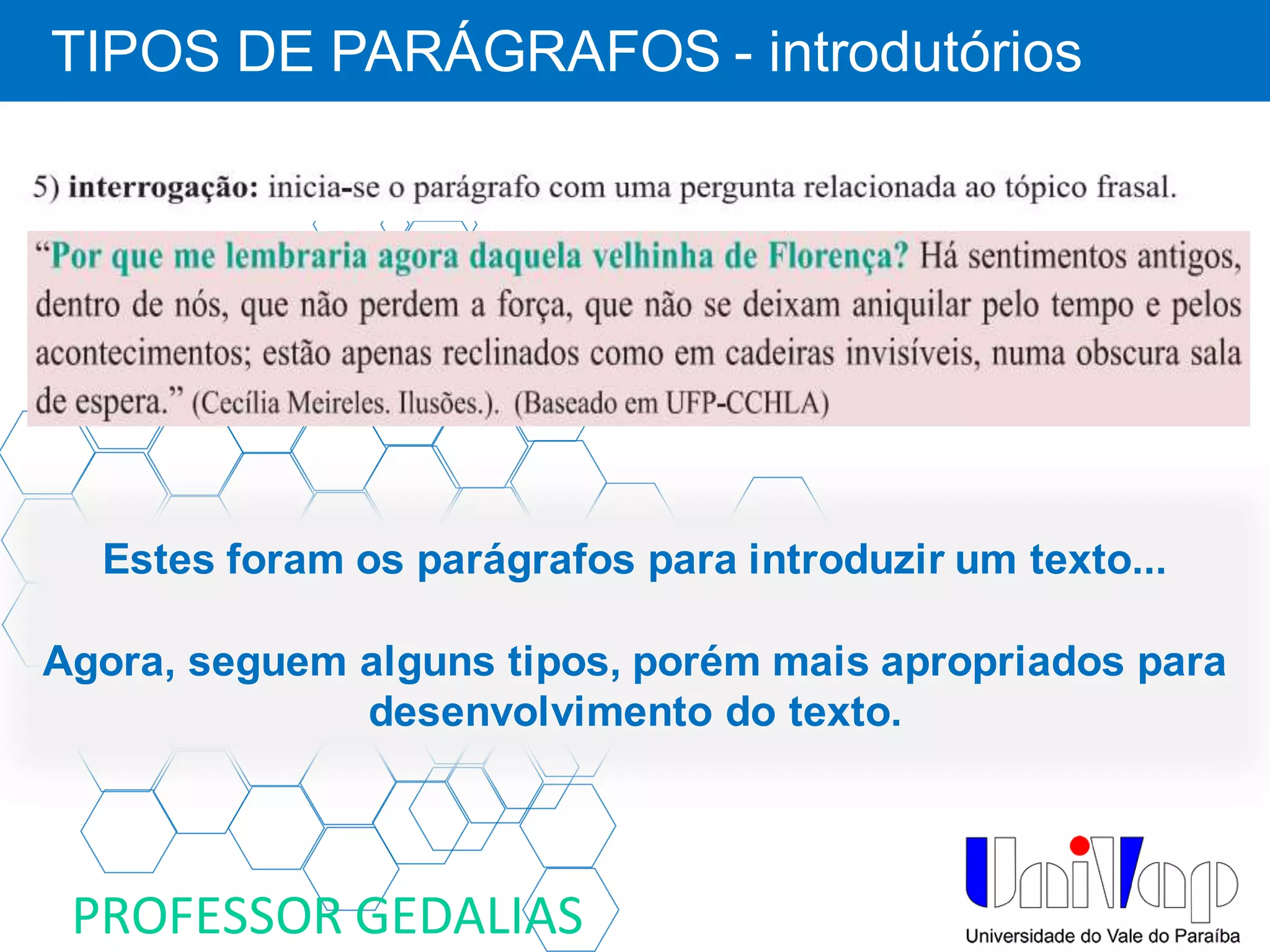 Tópico frasal - parágrafos | PDF