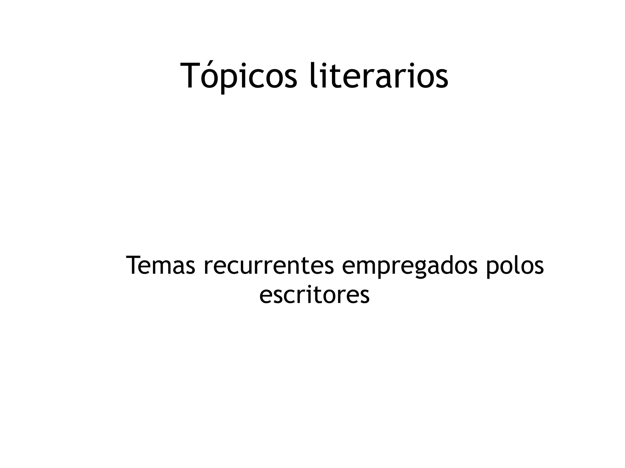 Tópicos literarios | PDF