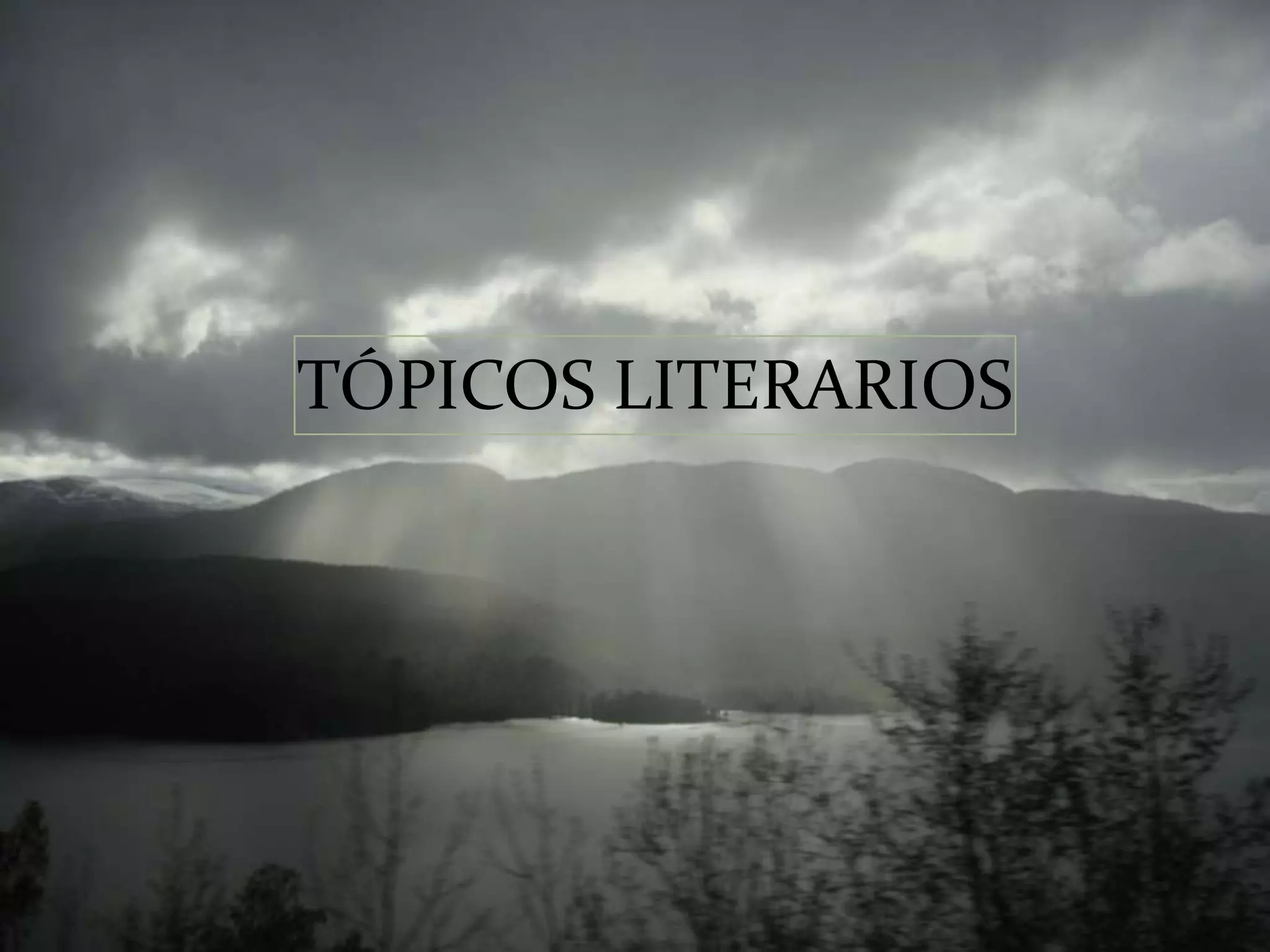 Tópicos literarios | PPTX