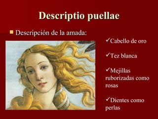 Tópicos literarios del renacimiento | PPT