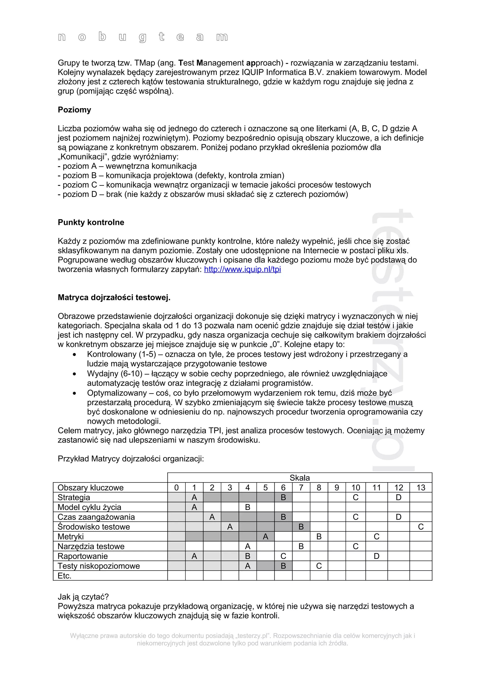 TPI - Test Process Improvement | PDF TPI - Test Process Improvement | PDF