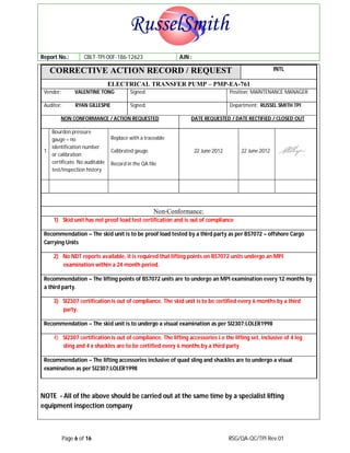 TPI - Example Report. | PDF