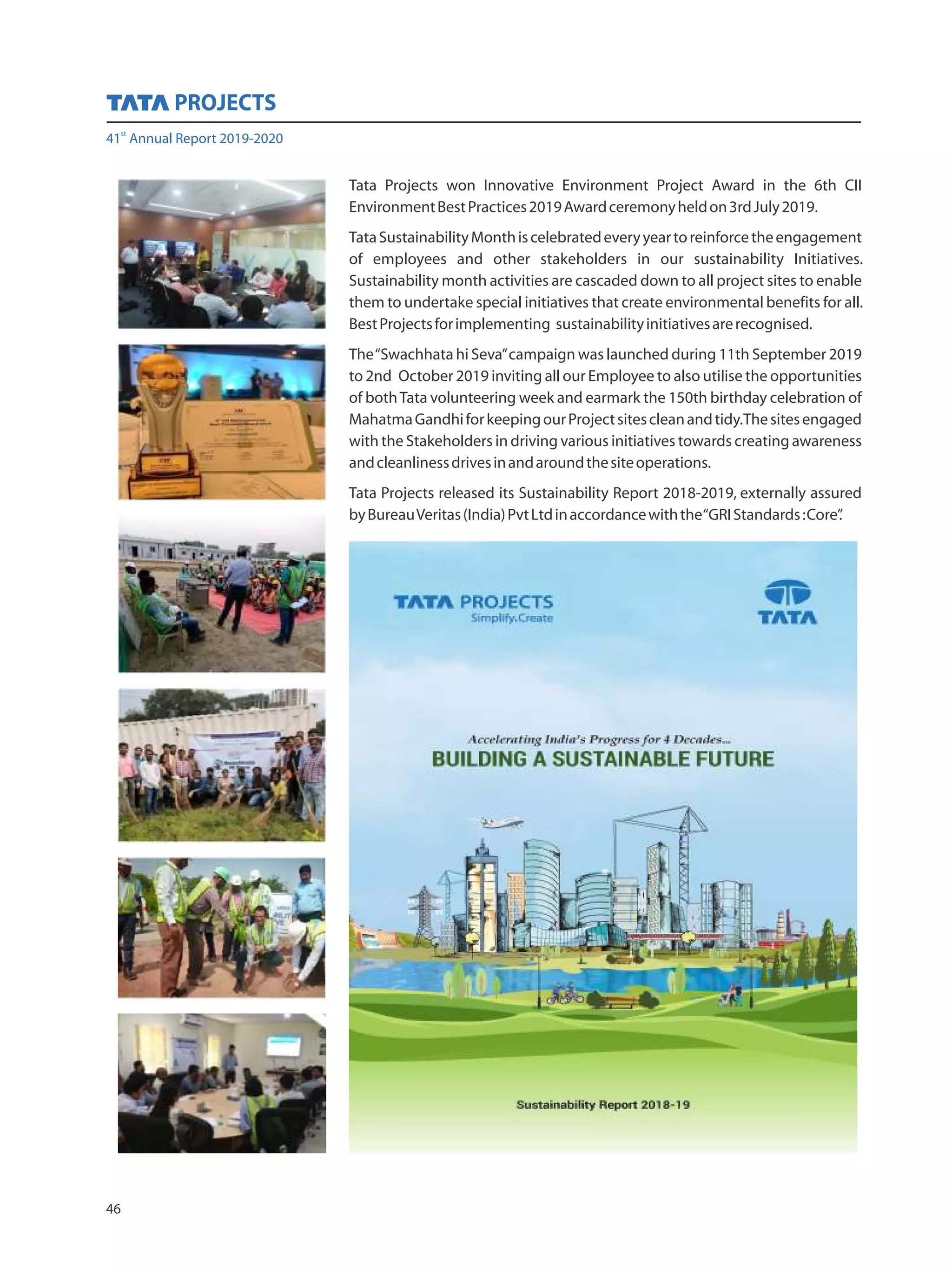TATA PROJECT LTD. ANNUAL REPORT 2019-2020 | PDF | Business Accounting ...
