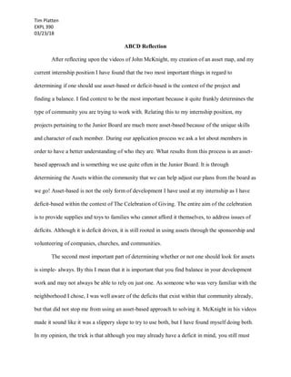 ABCD Reflection | PDF