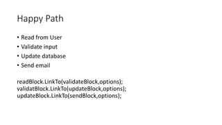 65ο DotNetZone event: Tpl data flow και railway oriented programming | PPT