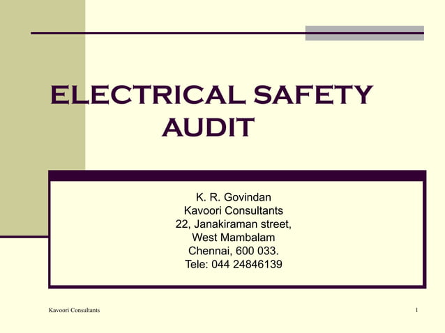 Tpl electrical safety230311 | PPT