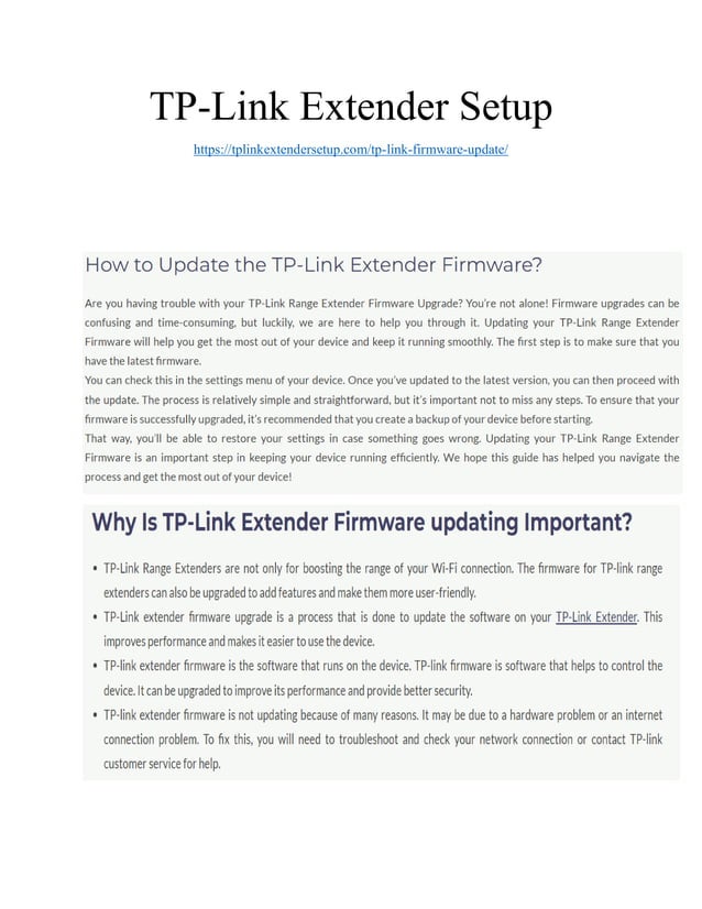 TP Link extender Setup.pdf