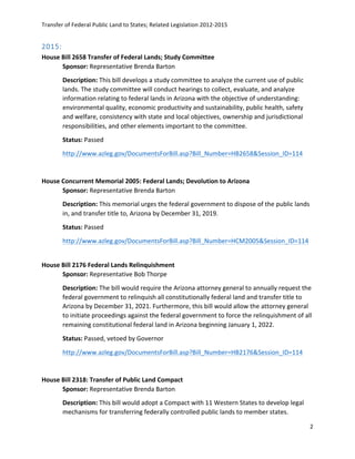 Tpl legislation overview rev 7.23.15