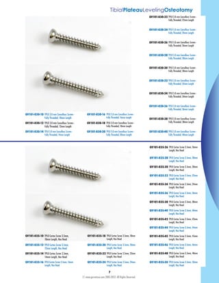 Tplo Tibial Plateau Leveling Osteotomy) surgical instruments | PDF