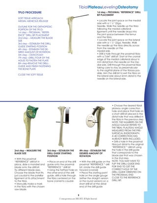 Tplo Tibial Plateau Leveling Osteotomy) surgical instruments | PDF