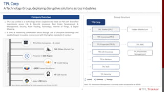 TPL Trakker Introduction company profile | PPT