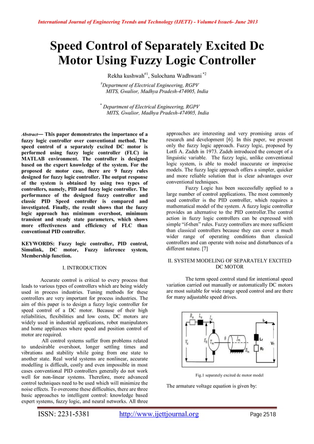 Modeling And Performance Analysis Of An Adaptive Pid Speed Controller For The Bldc Motor Pdf 3726