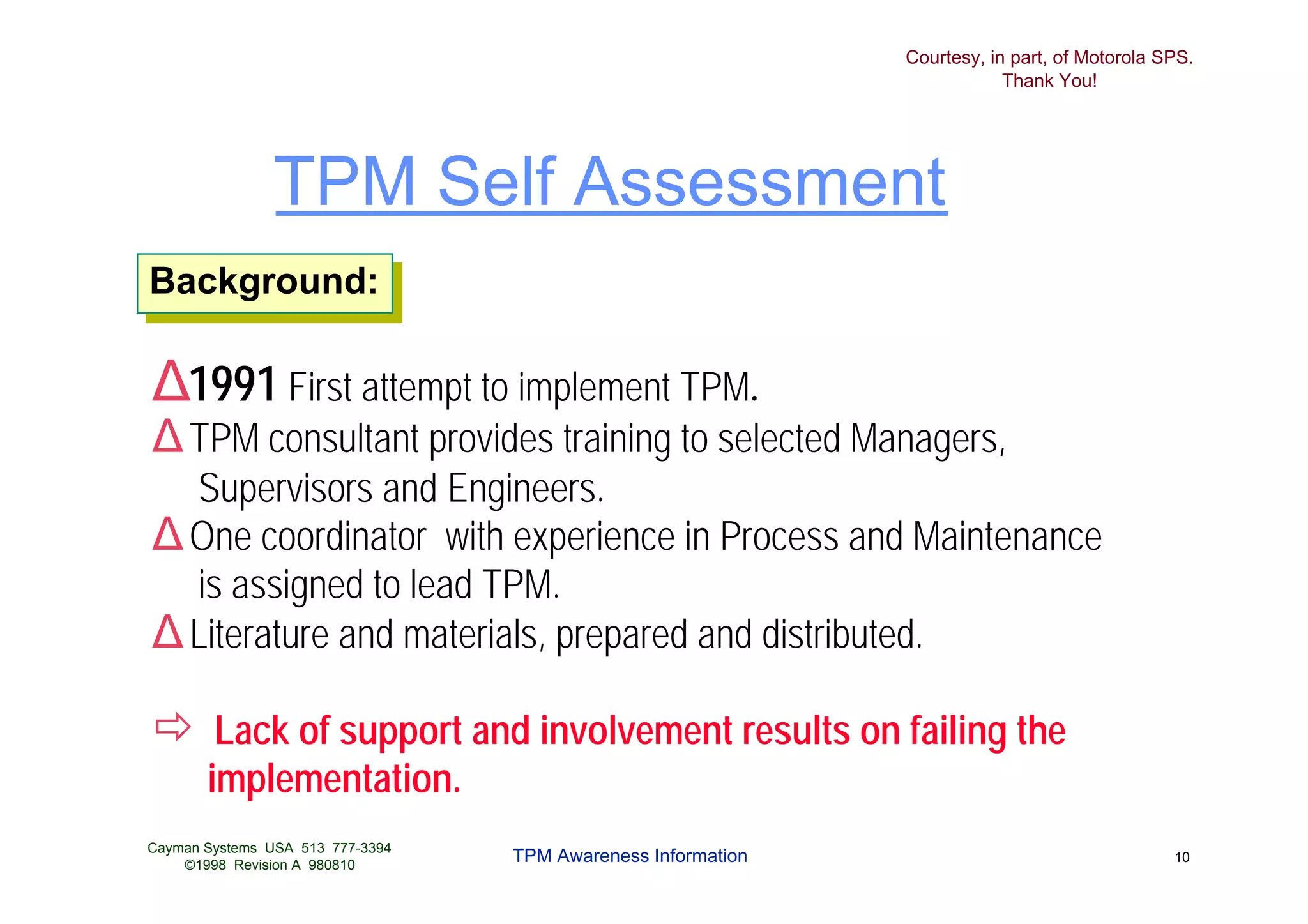Tpm | PDF