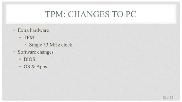 Trusted Platform Module Tpm Pptx Operating Systems Computer Software And Applications