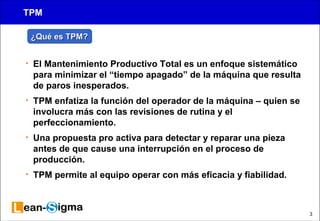 Lean Manufacturing TPM | PPT