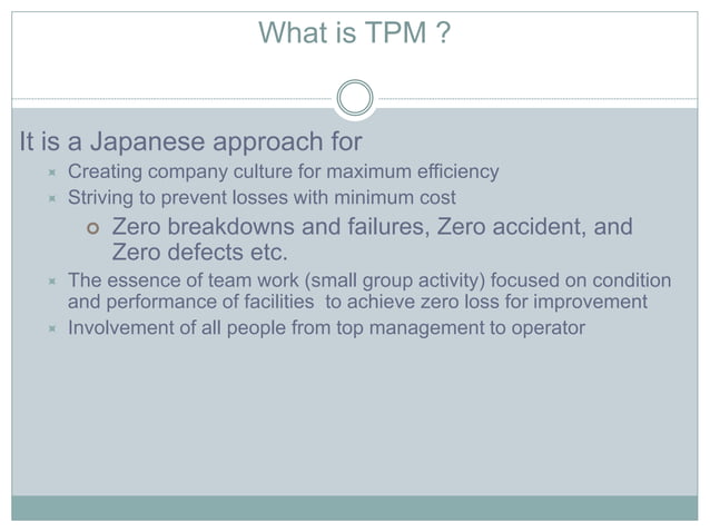 Autonomous Maintenance (AM) | PPTX | Business | Business and Finance
