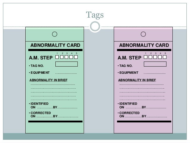 Autonomous Maintenance (AM)
