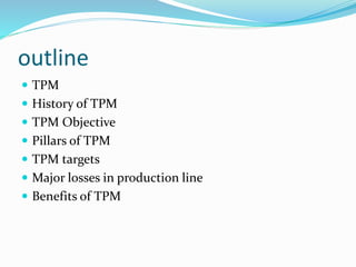 Total productive Maintenance | PPTX