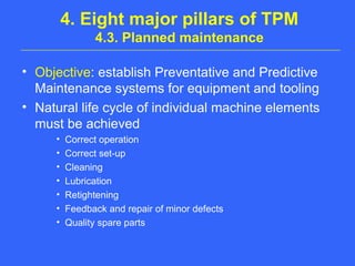 # TPM.ppt for manufacturing industry CNC and VMC | PPT