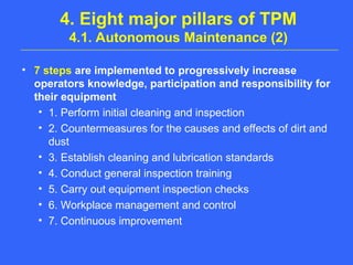 # TPM.ppt for manufacturing industry CNC and VMC | PPT