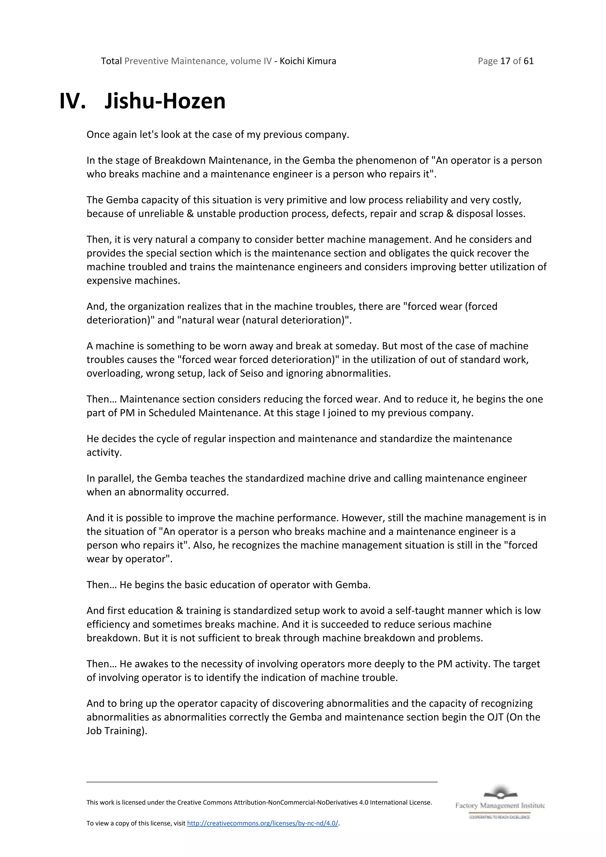 TPM 4 - Jishu-Hozen | PDF