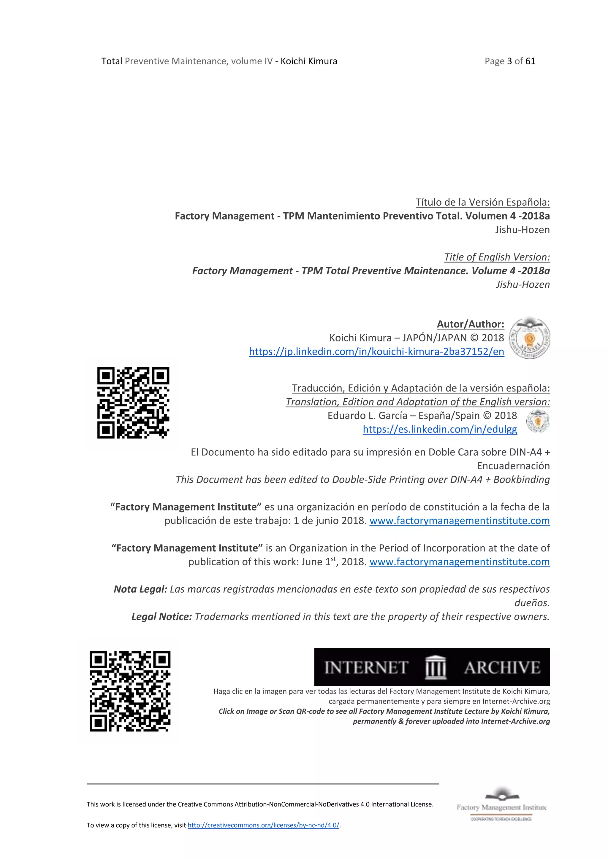 TPM 4 - Jishu-Hozen | PDF