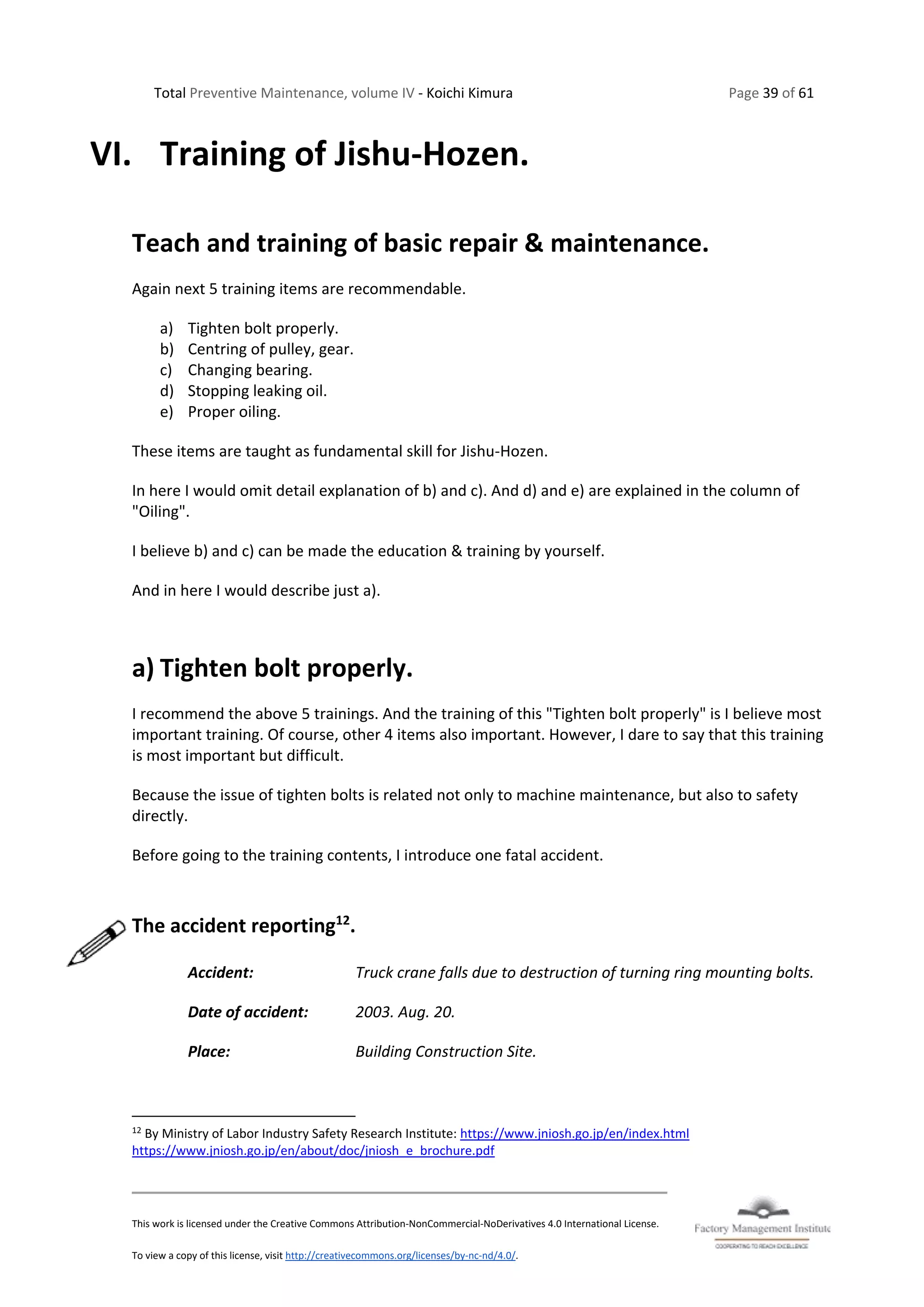 TPM 4 - Jishu-Hozen | PDF