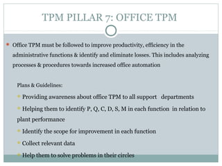 TPM 8 Pillars | PPT