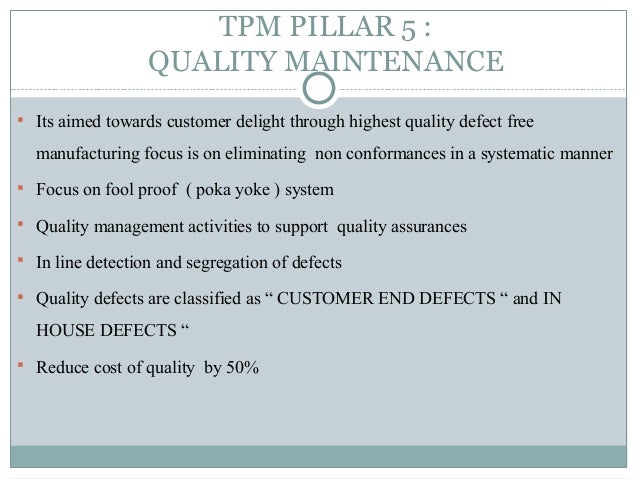 TPM 8 Pillars