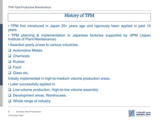 TPM- total productive maintenance | PPTX | Manufacturing Industry ...
