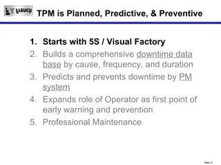 Tpm training | PPT