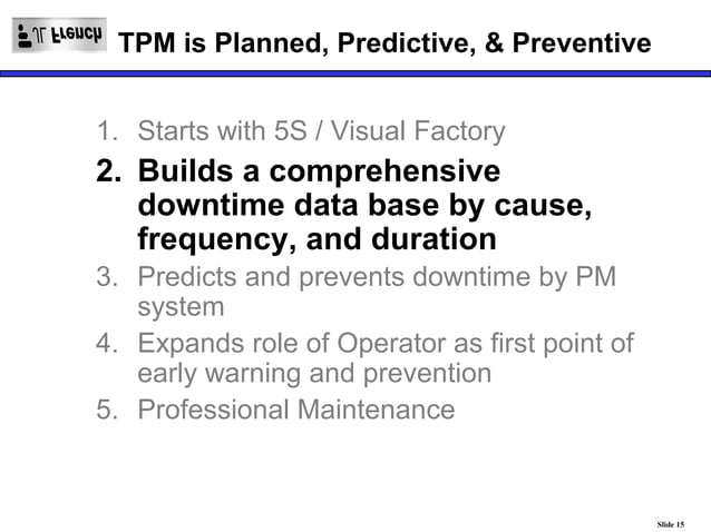 Tpm training | PPT