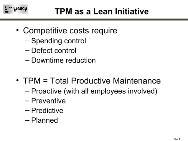 Tpm training | PPT