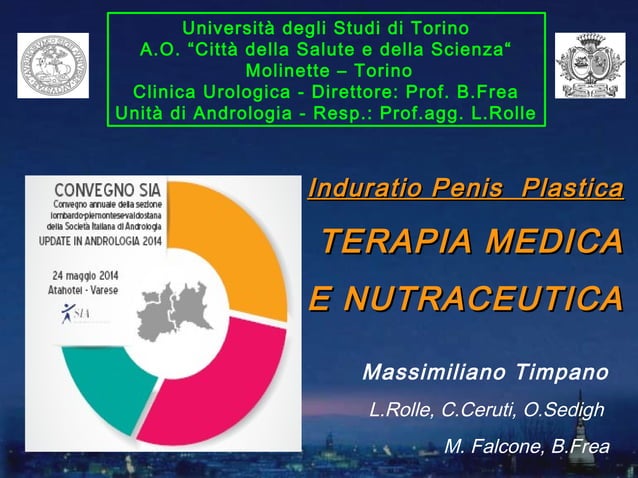 Terapia medica e nutraceutica IPP (Induratio Penis Plastica) | PPT