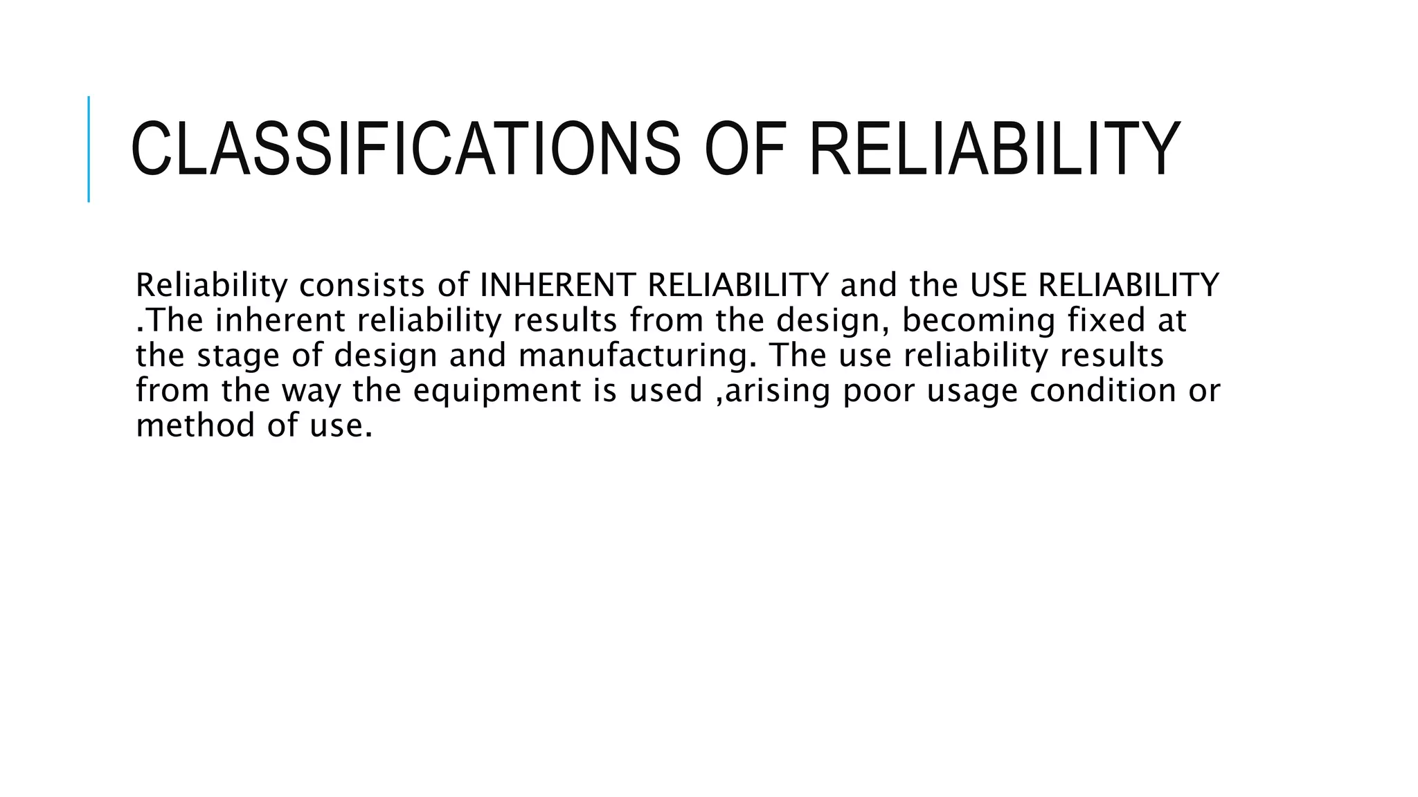 Tpm Equipment Reliability Engineering | PPTX