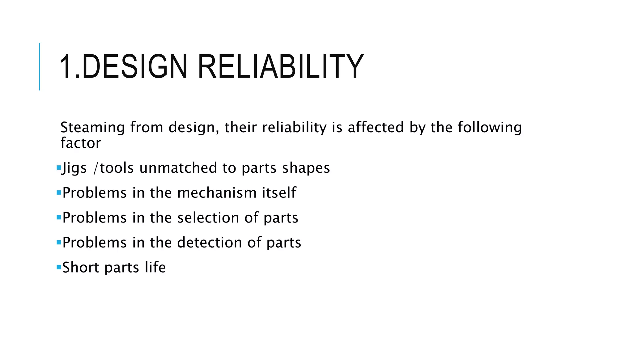 Tpm Equipment Reliability Engineering | PPTX