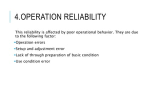 Tpm Equipment Reliability Engineering | PPTX